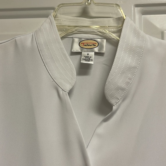 Talbots | Tops | Talbots White Blouse | Poshmark